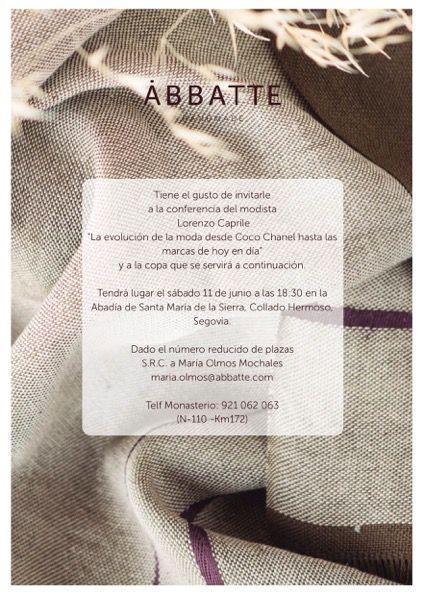 Conferencia de Lorenzo Caprile: La evolución de la moda desde Coco Cha ...